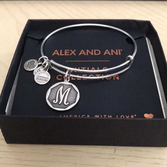 Alex and Ani | Jewelry | Alex And Ani Initials Collectjon Bracelet ...